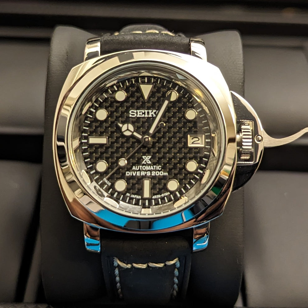 Seiko Mod Panerai Luminor Carbon Fibre – PS Watch Mods