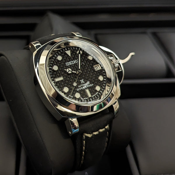 Seiko Mod Panerai Luminor Carbon Fibre – PS Watch Mods