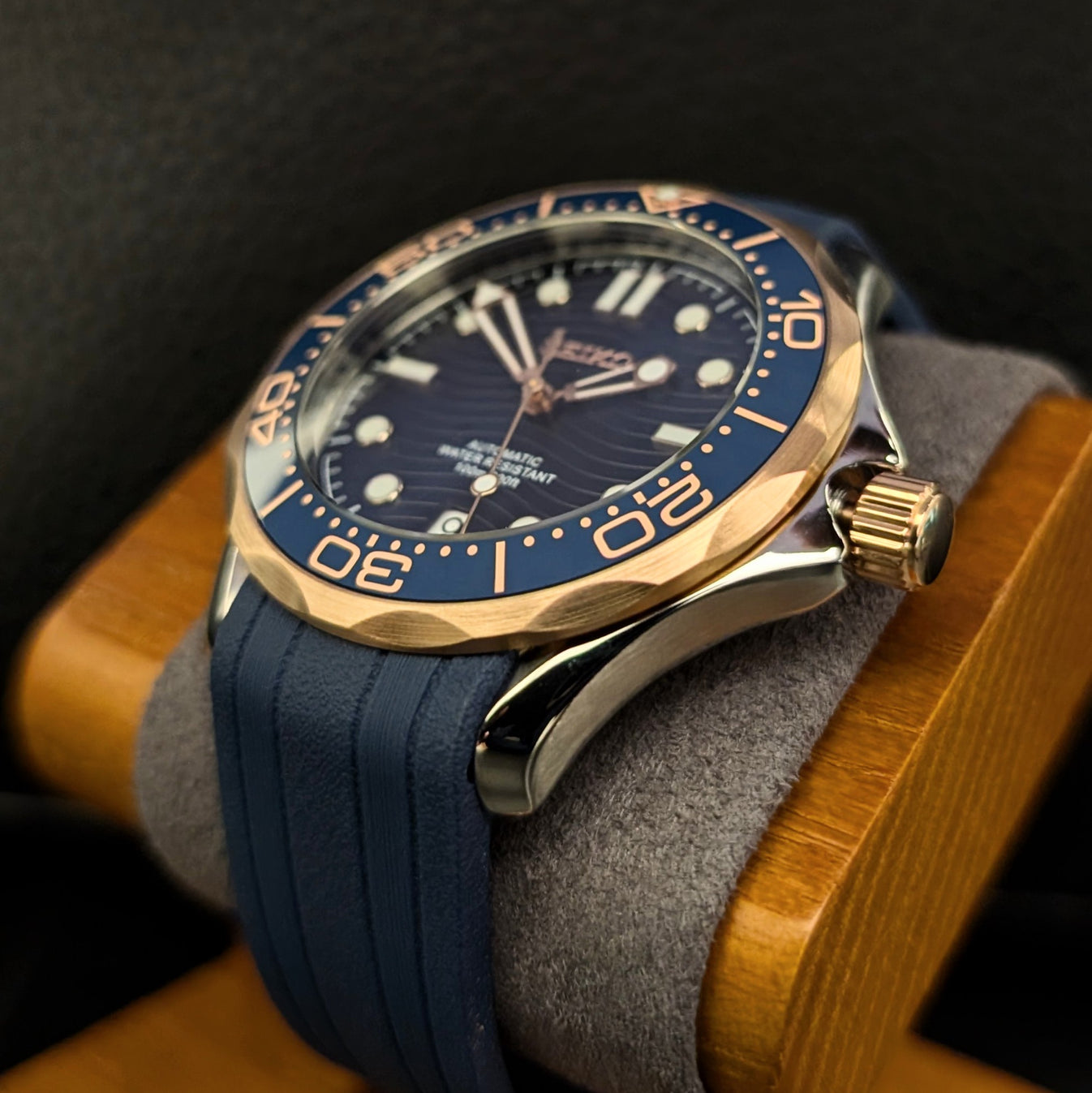 Seamaster 300 Rose Gold Homage – PS Watch Mods