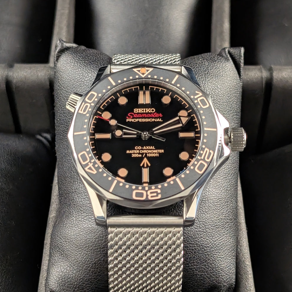 Seamaster SMP300 James Bond Classic Homage – PS Watch Mods