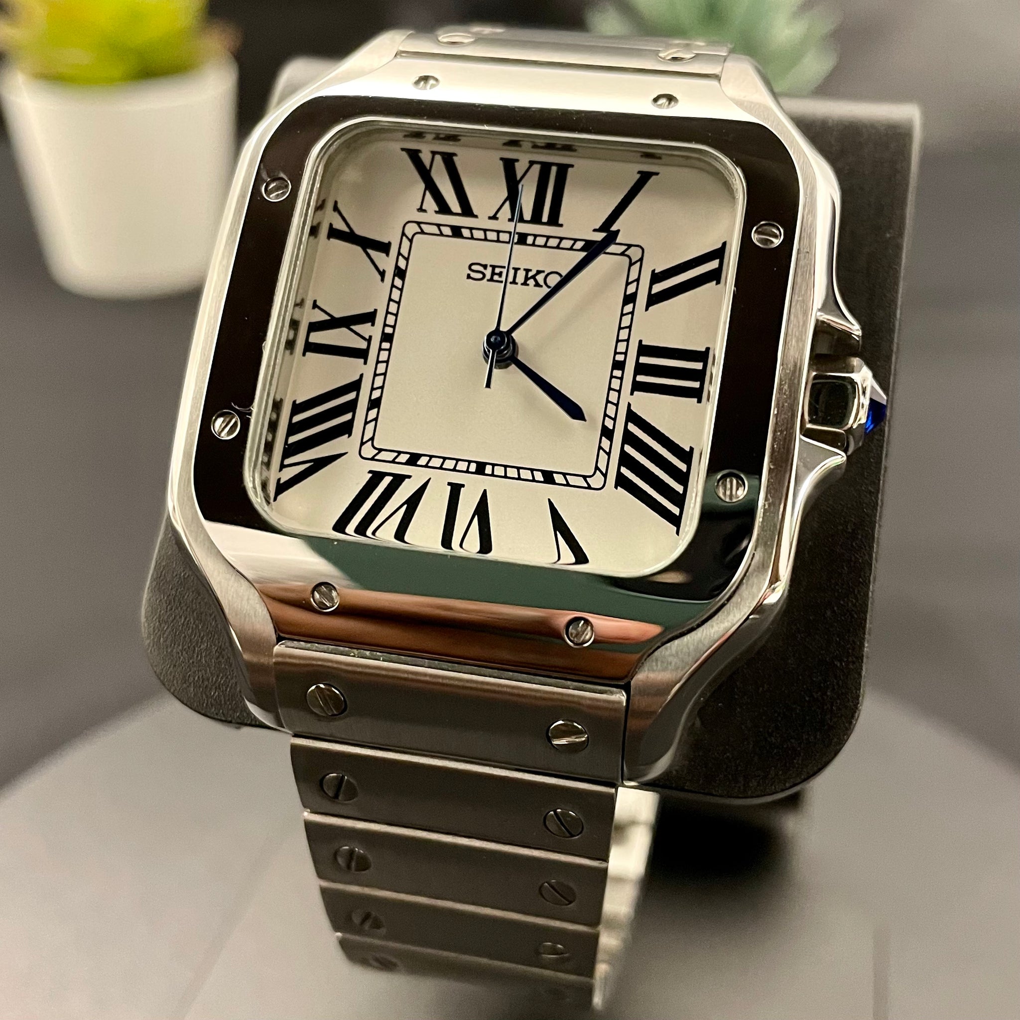 Iconic Santos Homage | Free Worldwide Shipping – PS Watch Mods